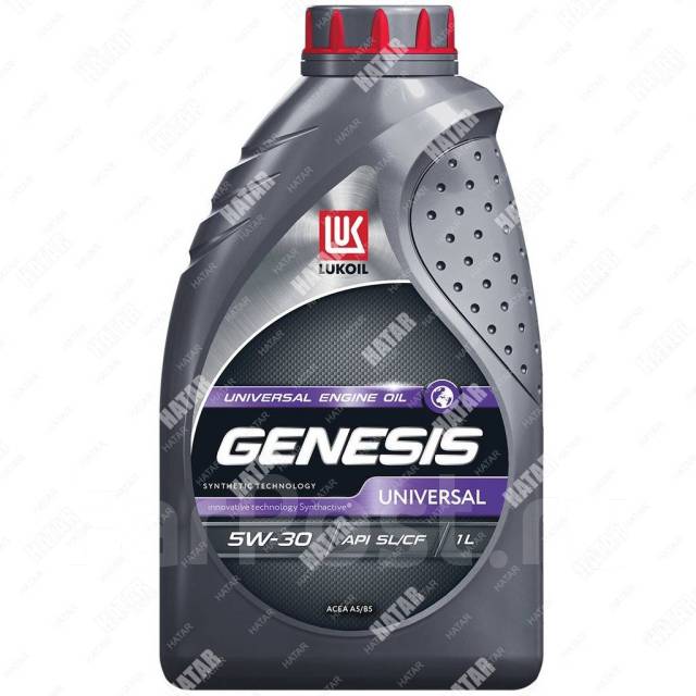Лукойл 5W30 Genesis Universal Масло моторное, полусинтетика, SL/CF A5 ...