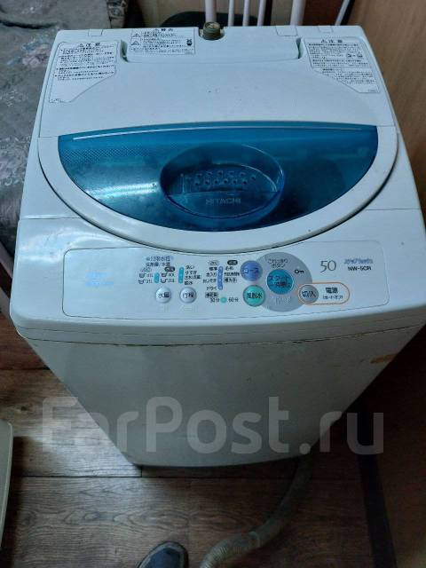 Стиральная машина, Hitachi, вертикальная загрузка, встраиваемая, 5,0 кг ...