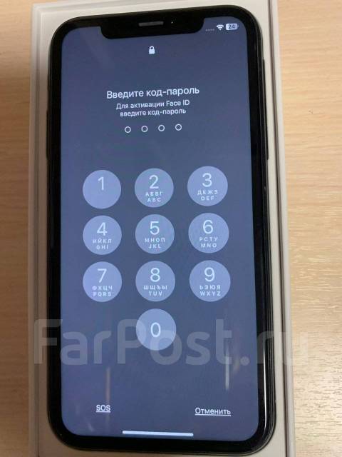 IPhone Xr, 128 гб, 6.10", моноблок, черный, б/у, в наличии. Цена: 12 ...