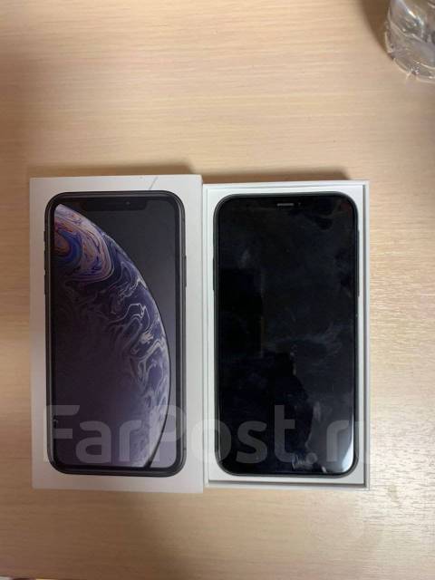 IPhone Xr, 128 гб, 6.10", моноблок, черный, б/у, в наличии. Цена: 12 ...