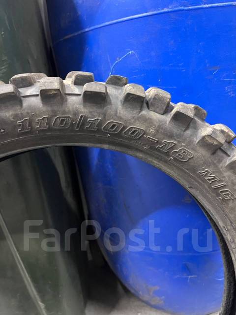 Покрышка 110/100-18, б/у, в наличии. Цена: 750₽ во Владивостоке
