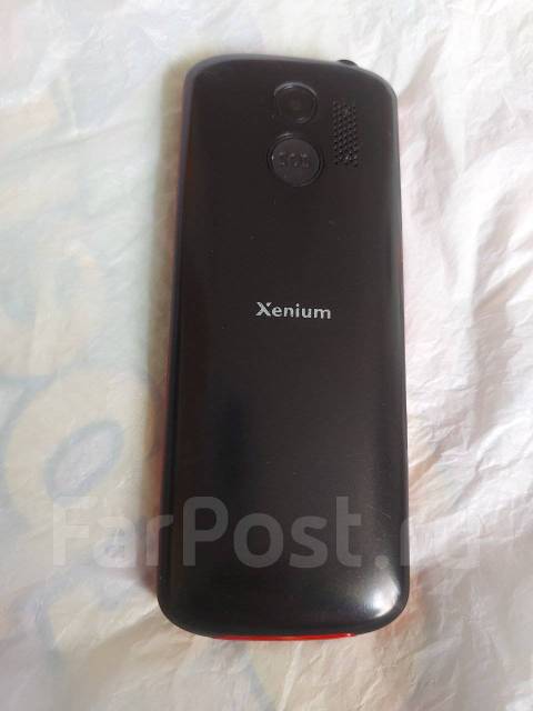 Сот. телефон Philips Xenium E227 большой экран и кнопки, до 8 гб, 2.80", моноблок, красный ...
