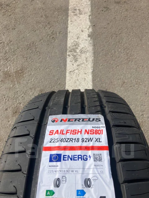 Nereus NS601, 225/40 R18, 18", 4 шт, 225 мм, 40 %, радиальный, летние ...