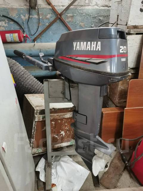 Мотор для лодки, Yamaha, 25,00 л.с. S (381 мм), 2009 год, бензиновый, 2 ...