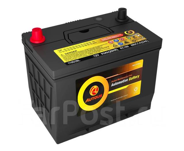 Новый аккумулятор AutoUs 110D26L | 80D26|90D26|95D26|115D26, кальциевый ...