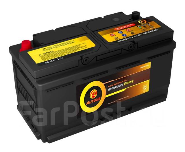 Южная Корея! 2024 год! Аккумулятор Delkor/Autous 60044 L5/LN5 100 AH, кальциевый, обратная ...