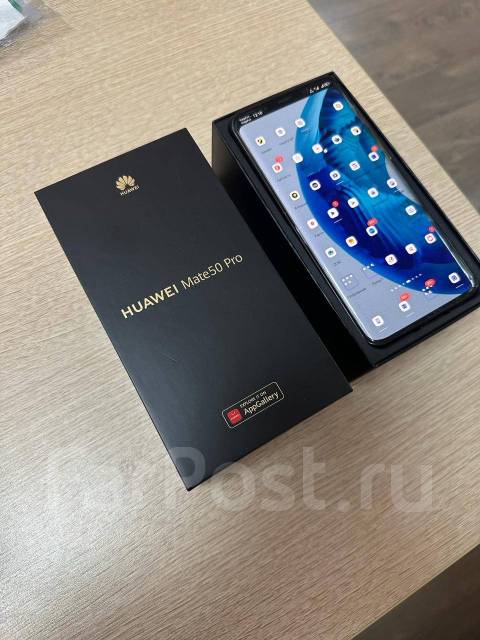Смартфон Huawei Mate 50 Pro 8/256GB черный, 6.74", моноблок, б/у, в ...