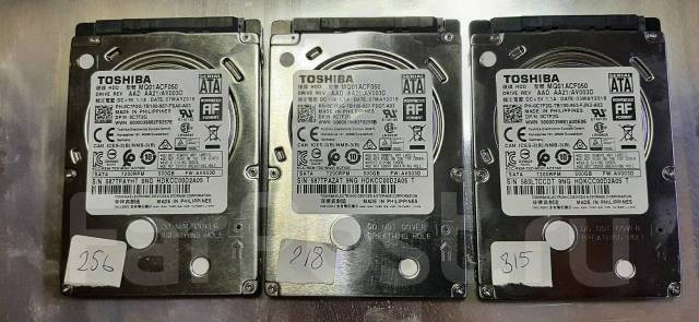 Жесткий диск 2,5" Toshiba 500 ГБ скорость 7200 оборотов, 500 Гб, SATA ...