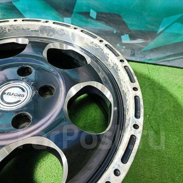 Диски литые Elford! Черные с полкой! R16, PCD 5-114.3, 16", 1 шт, 5x114 ...