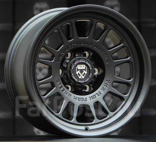 Новые диски TKX tf-161 R17 j8.5 ET-18 6x139.7 matte black, 17", 1 шт, 110,0 мм. 4 шт, новый ...