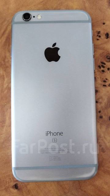 Телефон, Apple iPhone 6s, 32 гб, 4.70", моноблок, серебристый, б/у, в ...