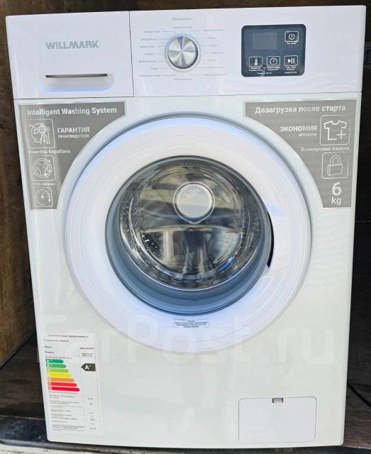 Стиральная машина Willmark 6кг. Автомат. Как новая, 6,0 кг, б/у, в наличии. Цена: 17 000₽ в ...
