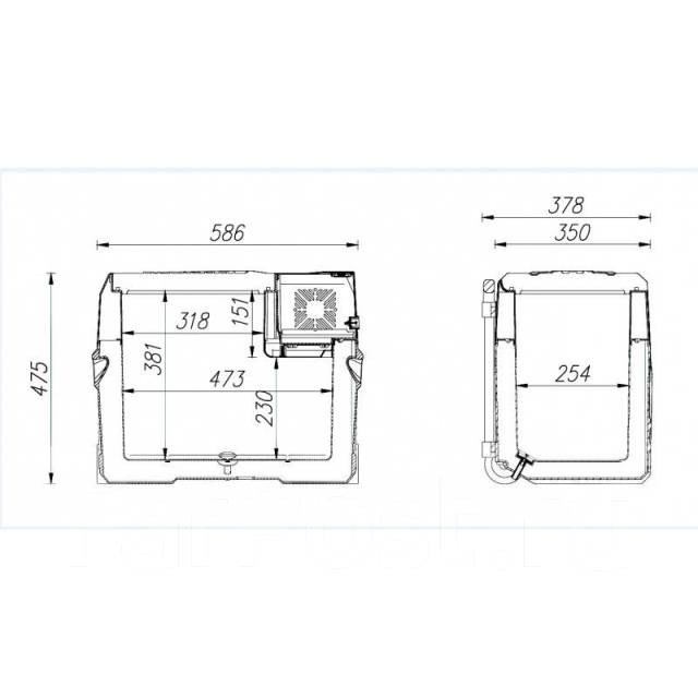 Автохолодильник Alpicool CX40 компрессорный купить во Владивостоке по ...