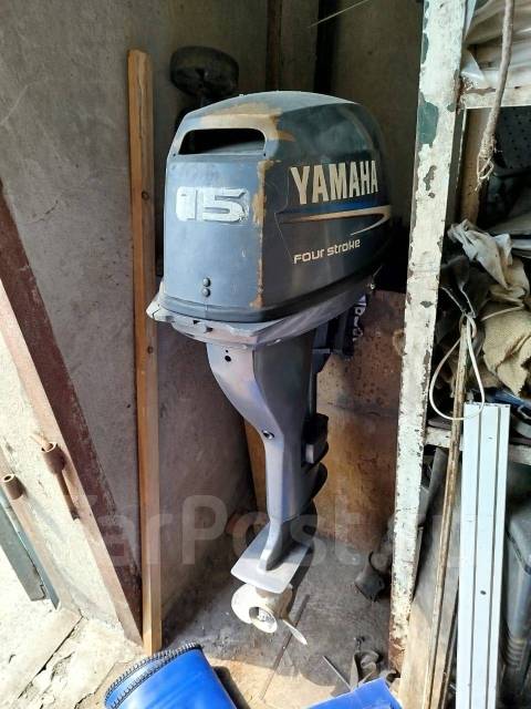 Продам лодочный мотор ямаха 15 4х тактный, Yamaha, 15,00 л.с. L (508 мм ...