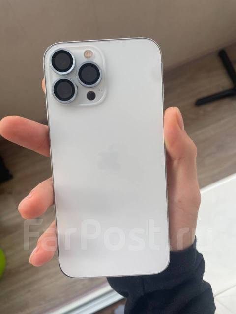 IPhone 13 pro max, 256 гб, 6.70", моноблок, белый, б/у, в наличии. Цена ...