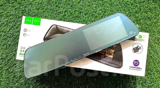 Видеорегистратор зеркало Hoco DV4 (IPS,1080P/30fps) РФ Сеть, новый, в ...