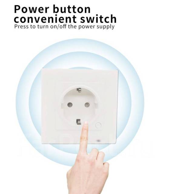 Умная розетка(встраиваемая)16A, Wi-Fi, Яндекс Алисой, Smart Life ...