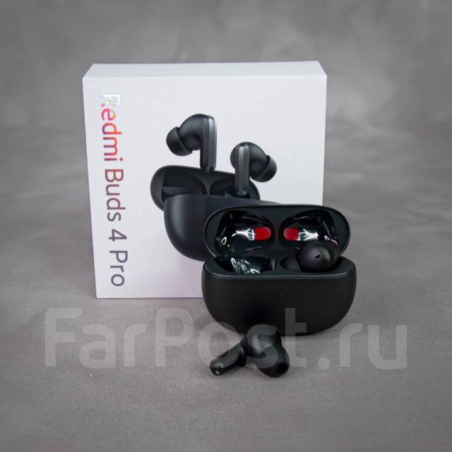 Наушники беспроводные Redmi Buds 4 Pro (M2132E1) Чёрный, новый, в ...