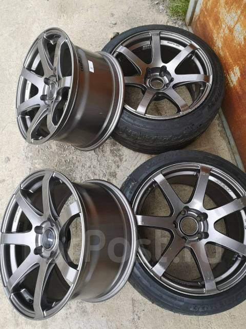 Комплект редких Enkei pf07 на маркообразы, 17", 1 шт, Ширина диска 9.0/9.5" Вылет (ET) 38/18 мм ...