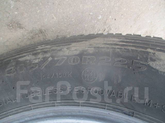 Шина Kelly Armorsteel KDM 315/70 R22.5 нарезка остаток 9 мм, 22.5", 1 ...