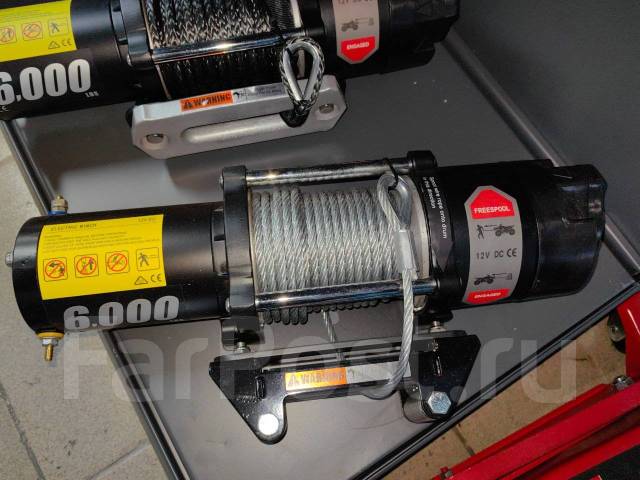 Лебедка Electric Winch 12v 6000 LBS. трос сталь купить во Владивостоке ...