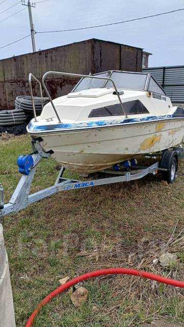 Yamaha FR17, подвесной, бензин, 1991 год, 5,50 м. 80,00 л.с. б/у, в ...