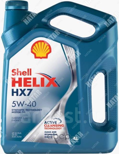 Масло моторное, полусинтетика, SР/CF 4л 550051497 Shell 5w40 Helix HX7 ...