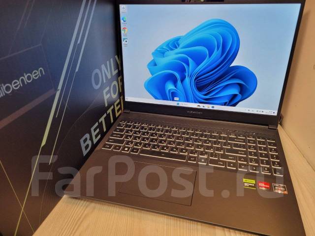 Maibenben X677 Ryzen 7 7735h ОЗУ DDR5 16Gb SSD 512Gb Geforce RTX 4060 ...