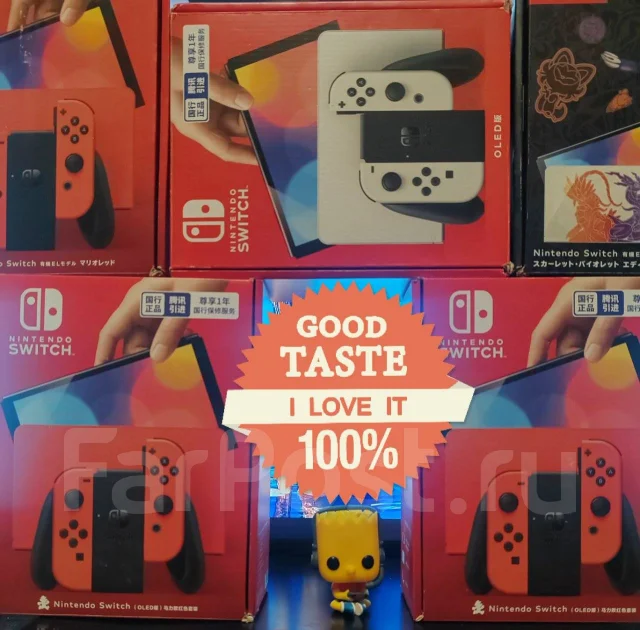 Nintendo Switch Oled 1 Tb, новый, в наличии. Цена: 100₽ во Владивостоке