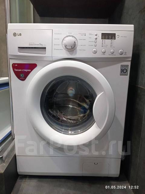 Стиральная машина LG Inverter Direct Drive, LG, 5,0 кг, б/у, в наличии ...