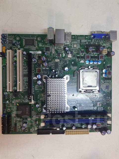 Материнская плата Intel LGA775 с процессором, памятью 2GB, б/у, в наличии. Цена: 700₽ во ...