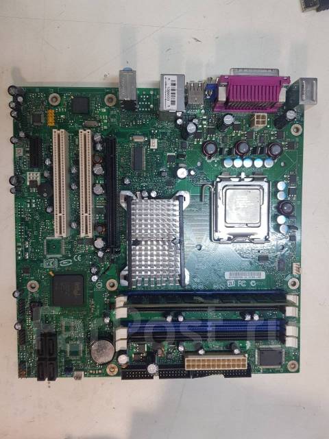 Материнская плата Intel LGA775 с процессором, памятью 2GB, б/у, в ...