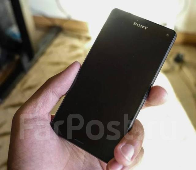 Sony Z3 Compact, 16 гб, 4.60", моноблок, черный, 3G, 4G LTE, Защищенный, б/у, в наличии. Цена: 2 ...