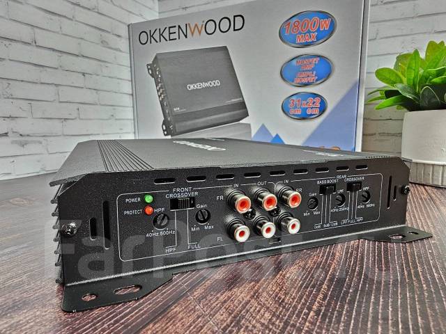 Автомобильный усилитель OK Kenwood 416 новый, 4-канальный, 1 800 Вт, в ...