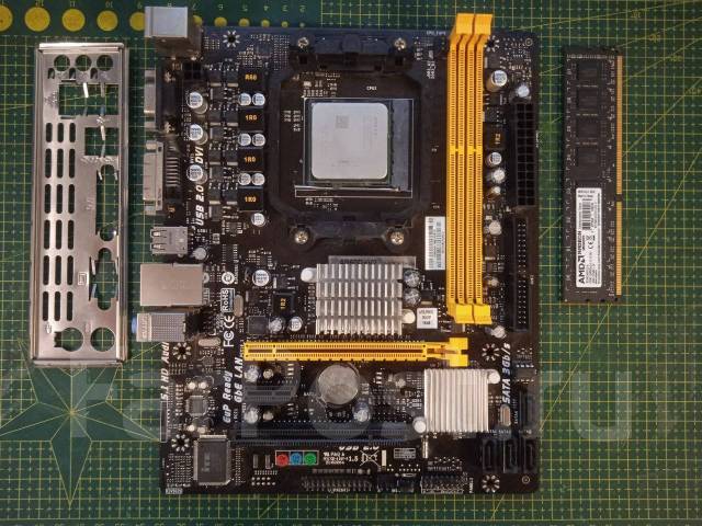 Материнская плата A78LR-M3S + FX6300 + DDR3 8Gb, Socket AM3+, Biostar, б/у, в наличии. Цена: 2 ...