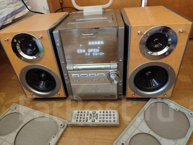 Муз. Центр Panasonic SA-PM28 Aux, б/у, в наличии. Цена: 3 499₽ во ...