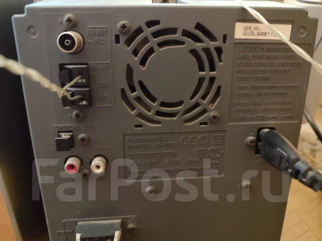 Муз. Центр Panasonic SA-PM28 Aux, б/у, в наличии. Цена: 3 499₽ во ...