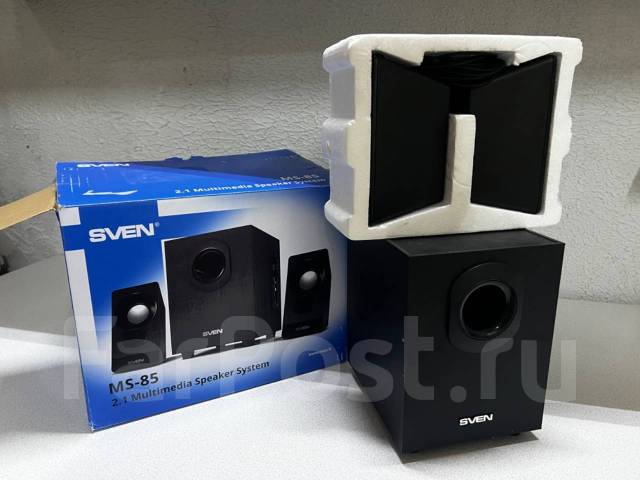 Колонки SVEN MS-85, б/у, в наличии. Цена: 1 500₽ во Владивостоке