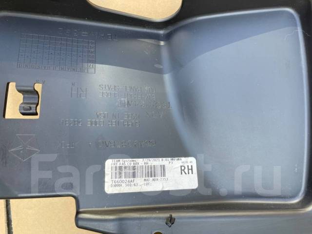 Накладка бампера правая Jeep Wrangler JL Оригинал купить во ...