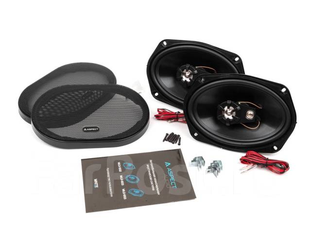 Коаксиальная акустическая система Aspect WLS-693, 15,2 x 22,9 см (6 x 9 дюймов), 70 Вт, новый, в ...