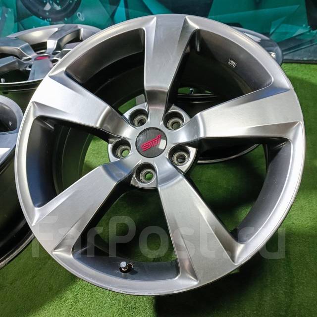 Оригинальные диски Subaru STI! Темный Хром! Japan! R18, 5-114.3, 18", 1 ...