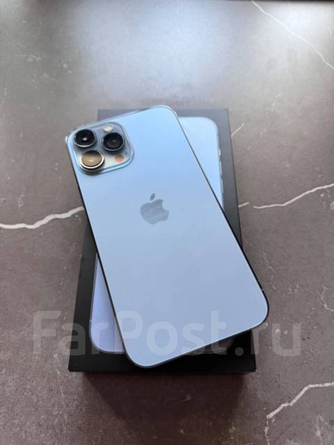 Apple iPhone 13 pro max на 256гб, 6.70", моноблок, синий, 4G LTE, б/у ...