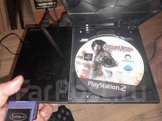 Sony playstation 2 slim Pal 9000 + игры лицензия, б/у, в наличии. Цена ...