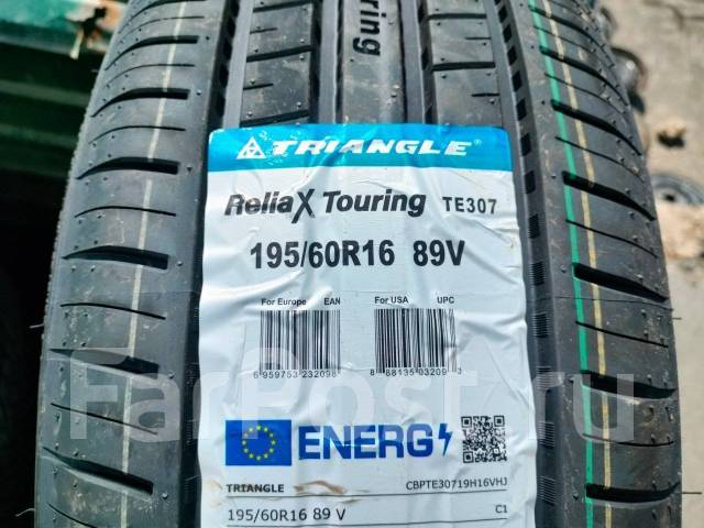 Triangle ReliaX Touring TE307, 195/60R16, 16", 123 456 789 шт, 195 мм ...