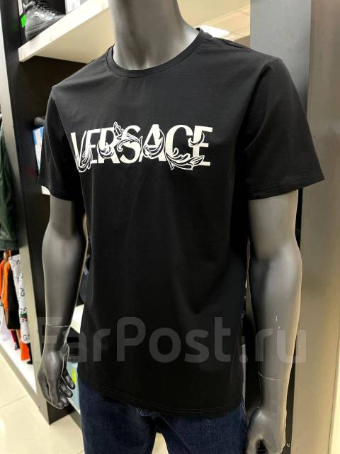 Футболки Versace, 46, 48, 50, 52, 54, 56, лето, новый, в наличии. Цена: 1 999₽ во Владивостоке