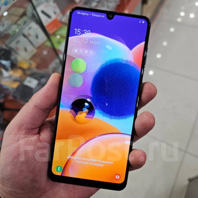 Samsung Galaxy A 31 Чёрный 64Gb, 64 гб, 6.40", моноблок, черный, б/у, в ...