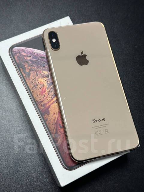 IPhone XS Max 64gb Идеал! Все работает, 64 гб, 6.50", моноблок, золотой ...