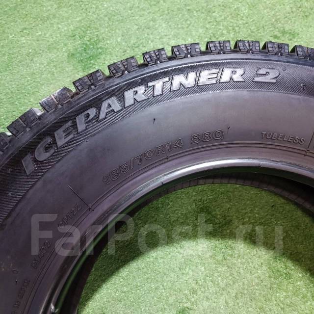 Bridgestone Ice Partner 2, 185/70 R14, 14", 1 шт, 185 мм, 70 %, радиальный, зимние, без шипов ...