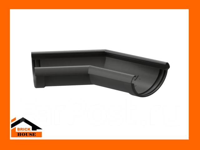 Угловой элемент 135° Docke LUX ПВХ Графит В Наличии Brick House. Цена: 1 898₽ в Уссурийске