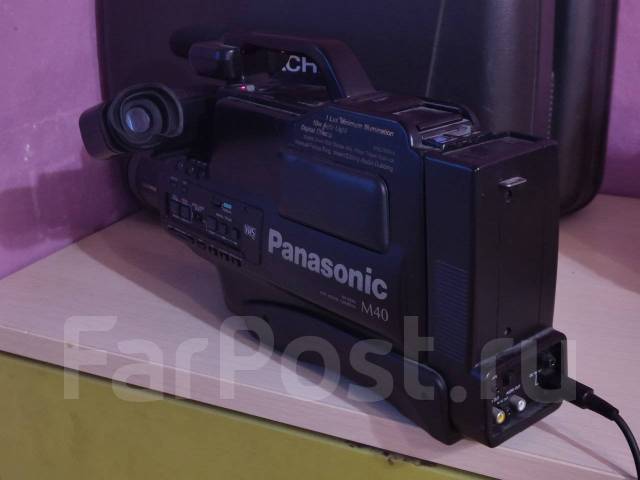 VHS камкодер Panasonic M3000, менее 4-х, с объективом, б/у, в наличии ...